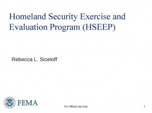 Homeland Security Exercise and Evaluation Program (HSEEP) | Public ...