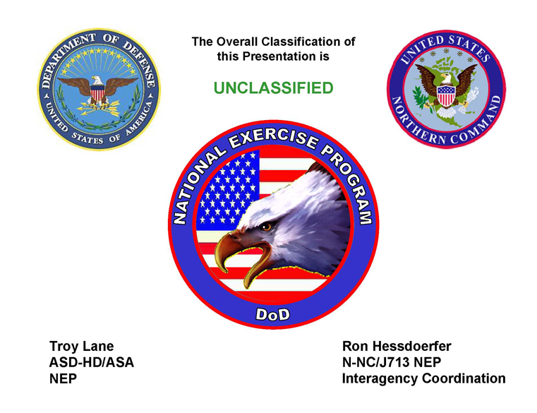 National Exercise Program Overview | Public Intelligence