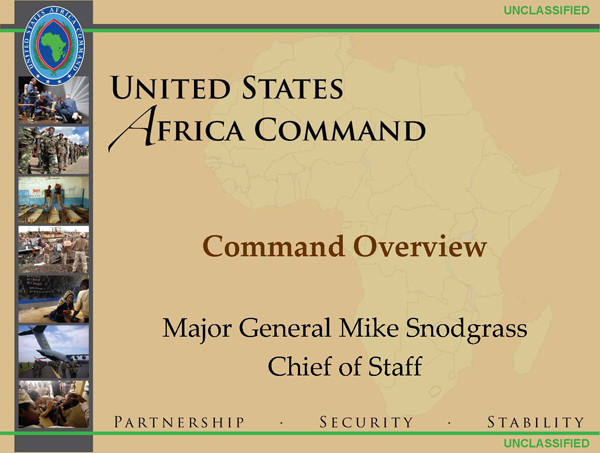 U.S. Africa Command Overview | Public Intelligence
