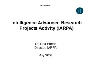 Intelligence Advanced Research Projects Activity (IARPA) | Public ...