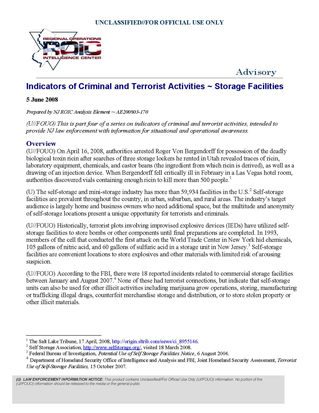 New Jersey ROIC: Indicators of Criminal and Terrorist Activities ...