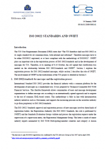 ISO 20022 Standards and SWIFT | Public Intelligence