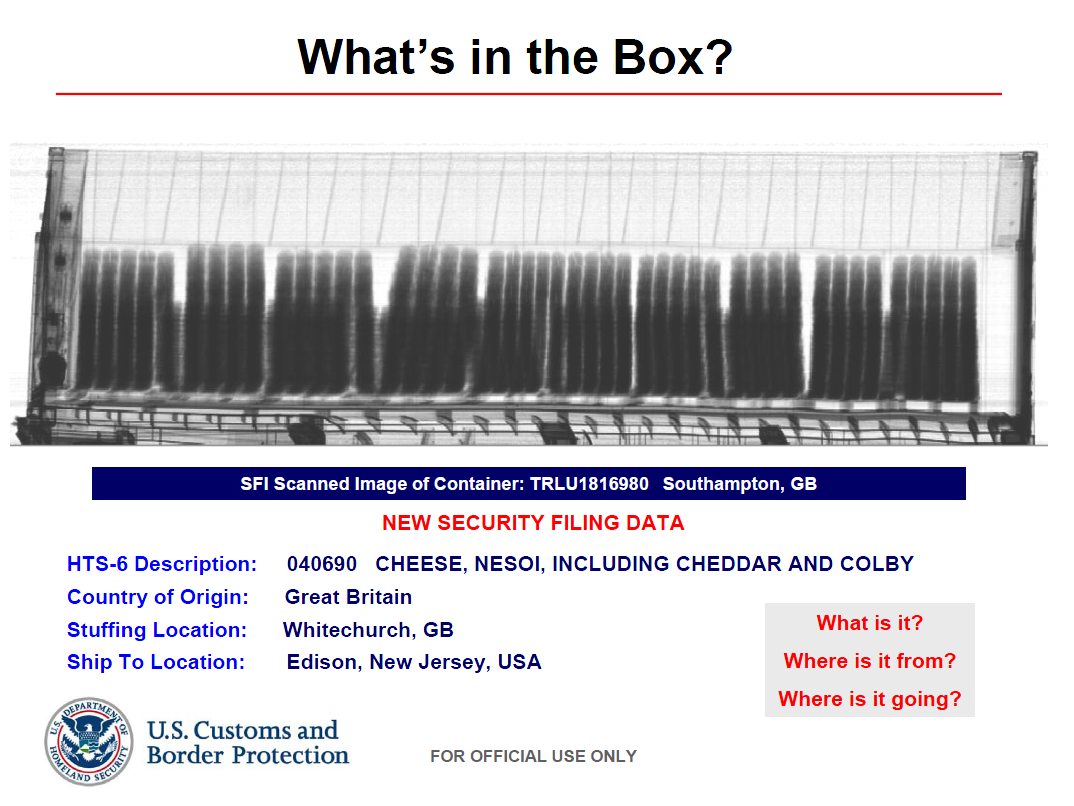 Customs and Border Protection Secure Freight Initiative Brief | Public ...