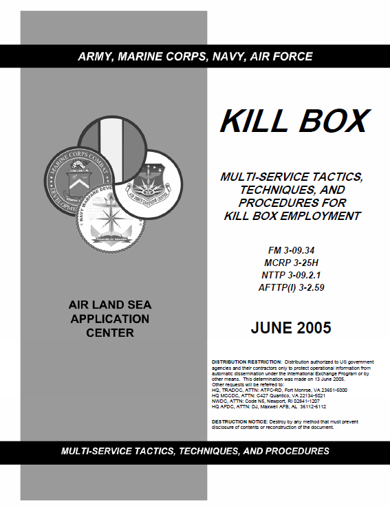 FM 3-09.34 Kill Box Tactics and Multiservice Procedures | Public ...