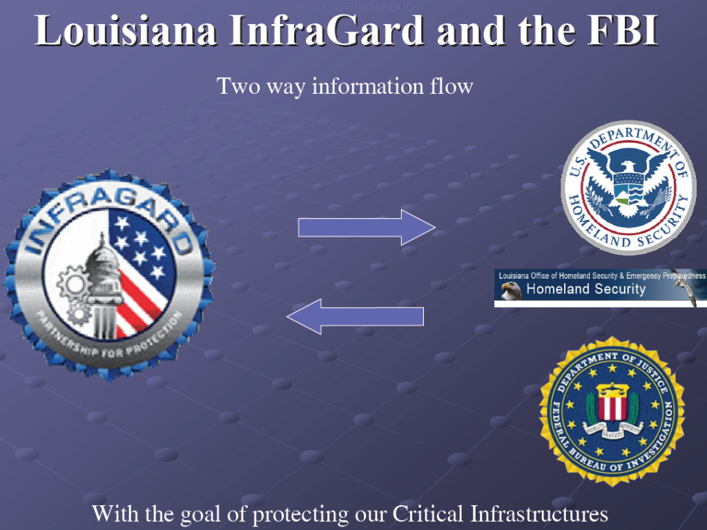 Louisiana InfraGard Program Brief | Public Intelligence
