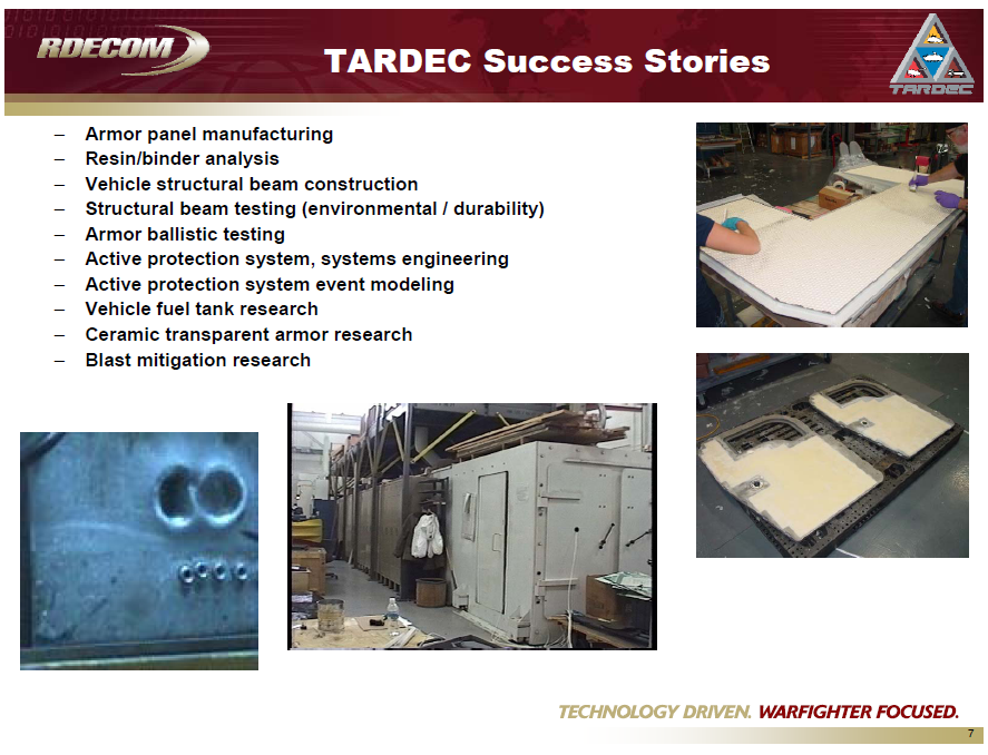 Army TARDEC Ground Vehicle Survivability | Public Intelligence