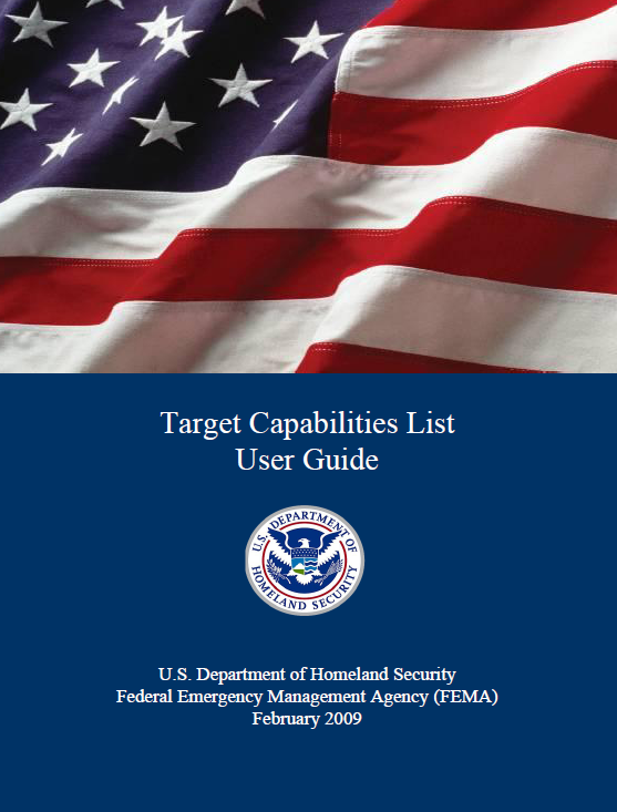 Target Capabilities List User Guide | Public Intelligence