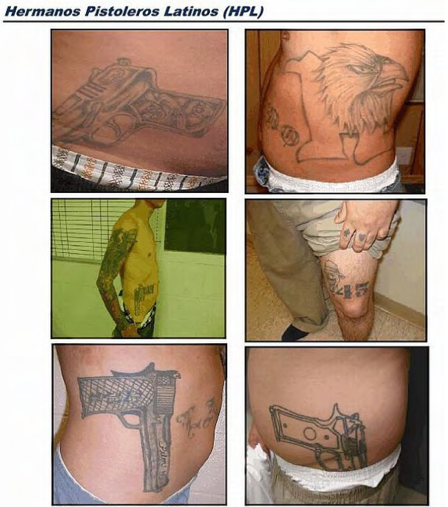 Ules Mexican Gang Tattoos Identification Guide Public Intelligence