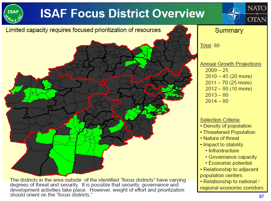 ISAF Afghanistan Campaign Plan Brief | Public Intelligence