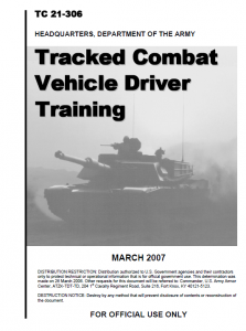 U.S. Army TC 21-306: Tracked Combat Vehicle Driver Training | Public ...