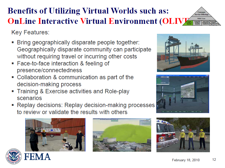 FEMA Exercise Modeling & Simulation Briefing | Public Intelligence