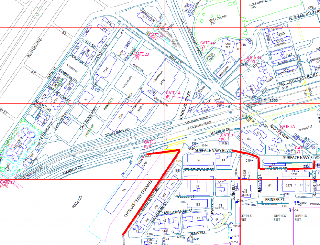 Naval Base San Diego Detailed Map | Public Intelligence