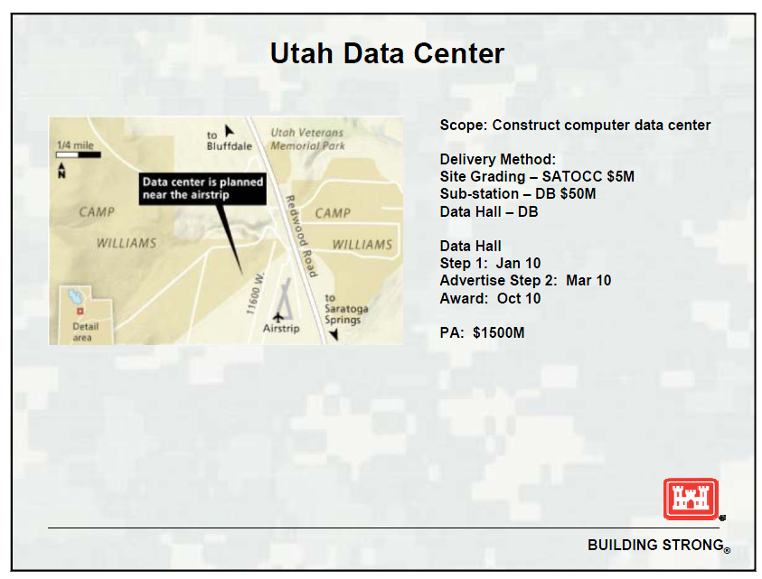 Utah Data Center | Public Intelligence