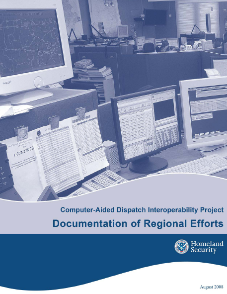 DHS Computer-Aided Dispatch Interoperability Project | Public Intelligence
