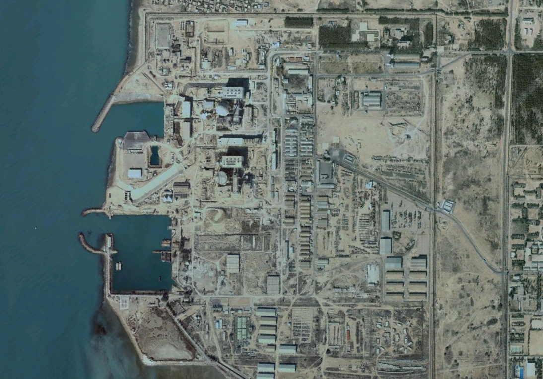 Iran Bushehr Nuclear Power Plant Reactor #1 Historical Imagery | Public ...