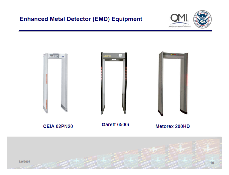 TSA Security Screening Equipment 2007 Body Scanners Briefing | Public ...
