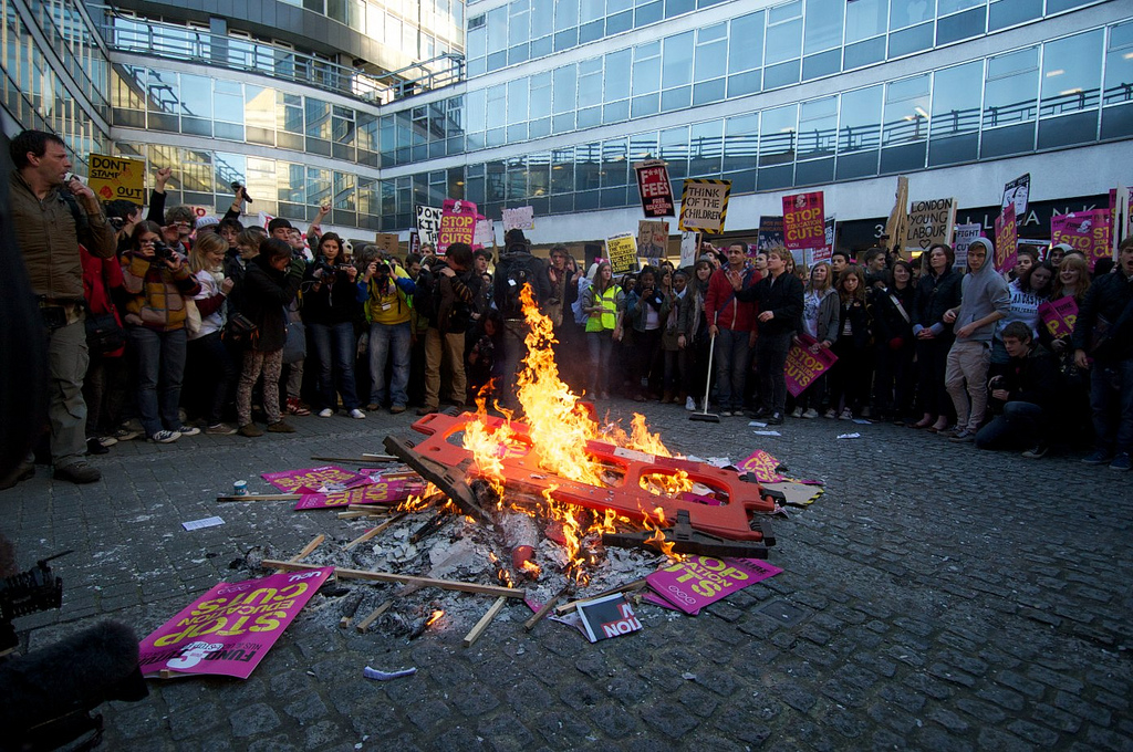 NUS London Student Fees Protest Photos | Public Intelligence