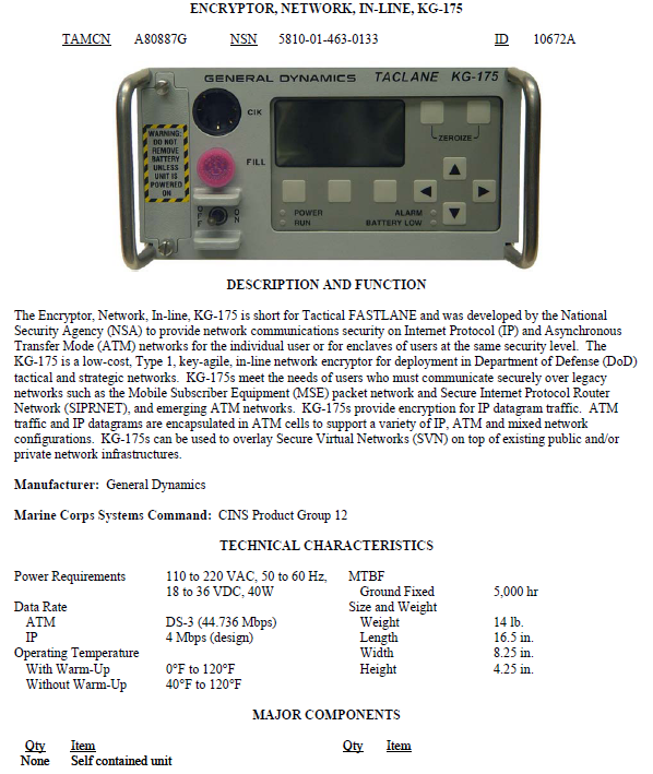 (U//FOUO) USMC Communication-Electronics Equipment Technical Manual ...