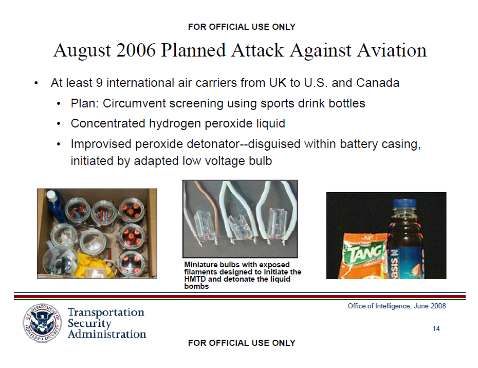 (U//FOUO) TSA Air Cargo Threat Overview | Public Intelligence