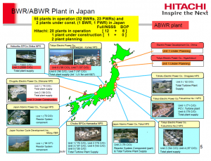 Hitachi “High Safety” Boiling Water Reactor (BWR) Design Overview ...