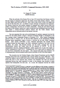 The Evolution of NATO’s Command Structure, 1951-2009 | Public Intelligence