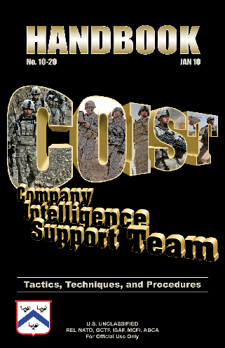 (U//FOUO) US Army Company Intelligence Support Team (COIST) Handbook ...