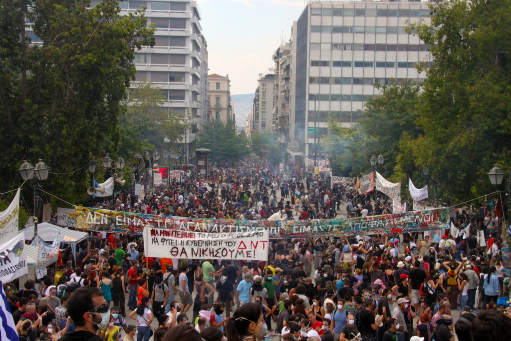 Greece Syntagma Square Protest Photos June 2011 | Public Intelligence