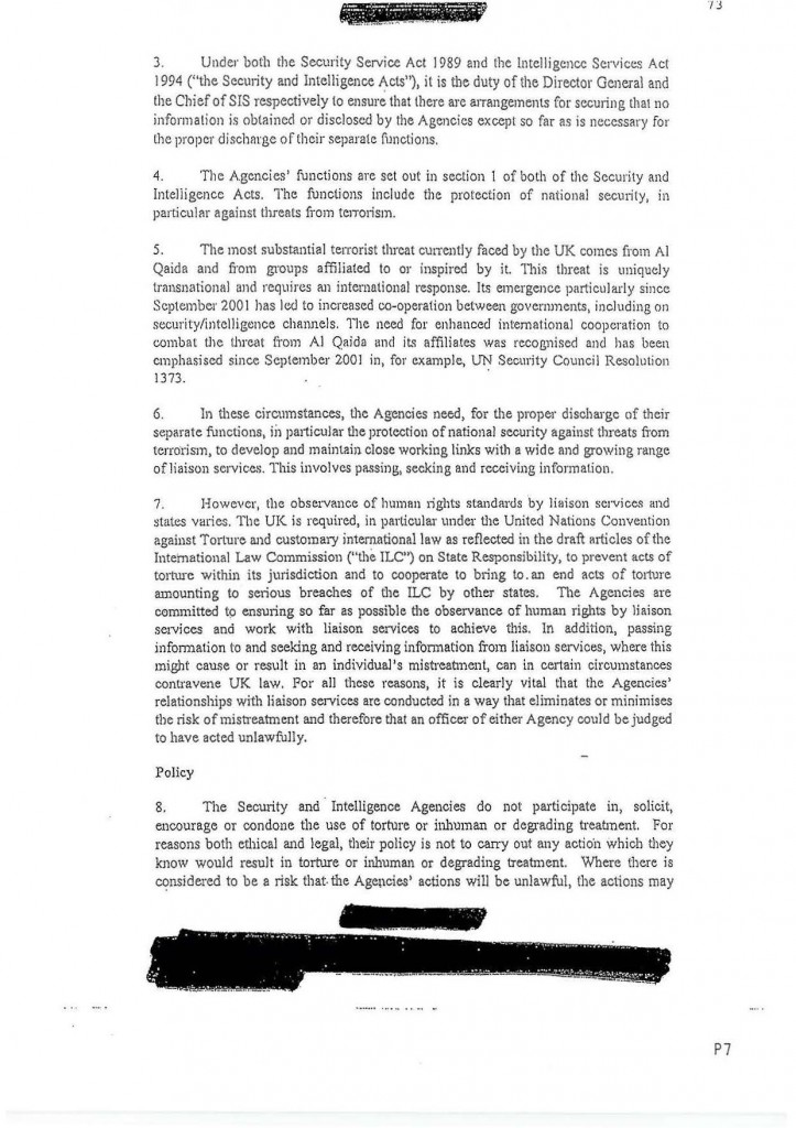 UK MI5/MI6 “Top Secret” Policy for Gaining Intelligence From Detainees ...
