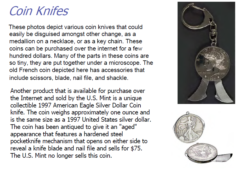 L.A. County Sheriff Improvised/Disguised Weapons Guide | Public ...