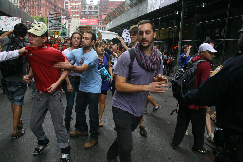 Occupy Wall Street Union Square March and Arrests Photos September 24 ...