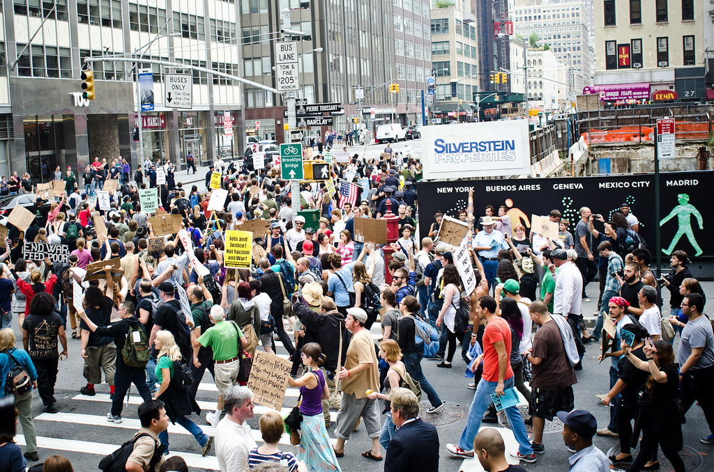 Occupy Wall Street Union Square March and Arrests Photos September 24 ...