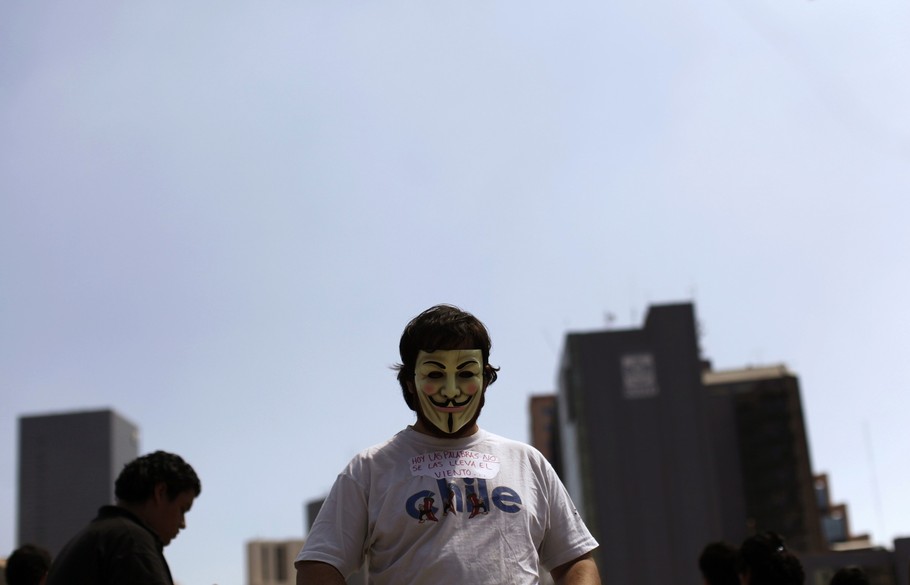 Anonymous Guy Fawkes Mask Global Protest Photos | Public Intelligence