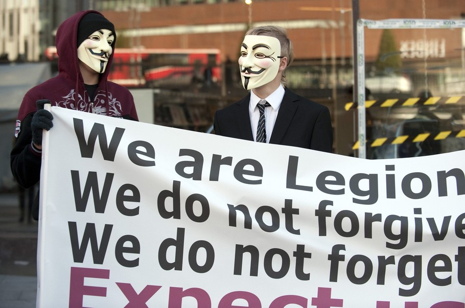 Anonymous Guy Fawkes Mask Global Protest Photos | Public Intelligence