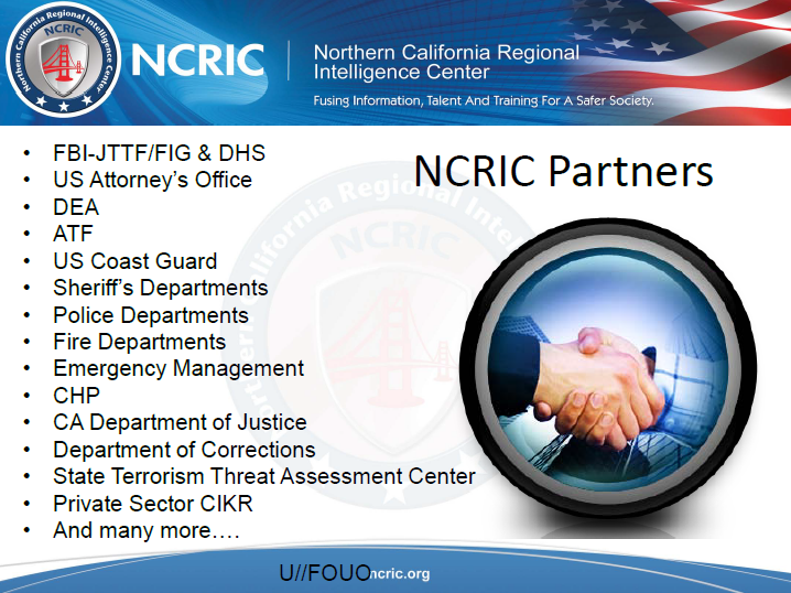 Northern California Regional Intelligence Center (NCRIC) Overview ...