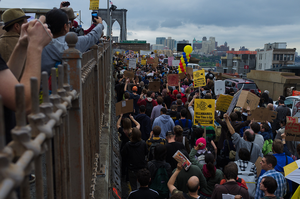 Occupy Wall Street Brooklyn Bridge March and Arrests Photos October 1 ...