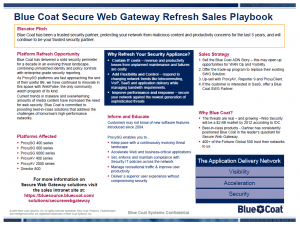 Blue Coat Systems Web Filtering/Surveillance Technology Sales Guide ...
