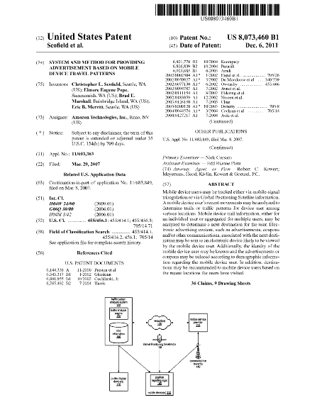 Amazon Location Tracking and Future Destination Prediction Patent ...