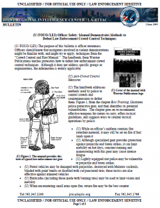 (U//FOUO/LES) Los Angeles Fusion Center: Methods to Defeat Law ...