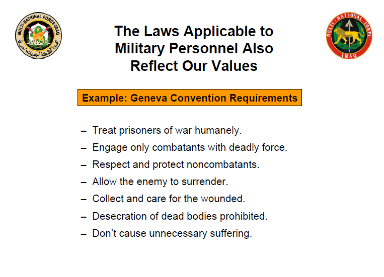 U.S. Military Core Warrior Values Training Presentation | Public ...