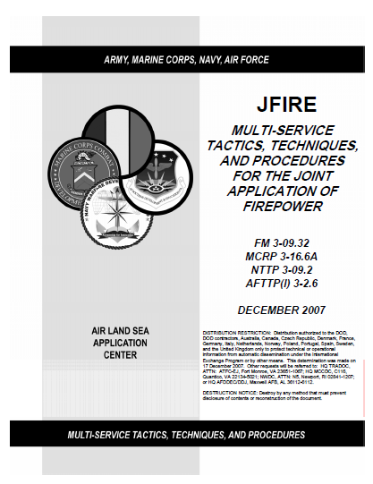 Restricted U.S. Military Multi-Service Joint Application of Firepower ...