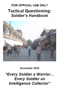 (U//FOUO) U.S. Army Tactical Questioning Soldier’s Handbook | Public ...