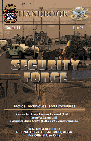 (U//FOUO) U.S. Army Security Force Handbook | Public Intelligence