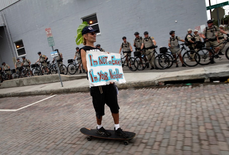 Republican National Convention 2012 Protest Police State Photos ...