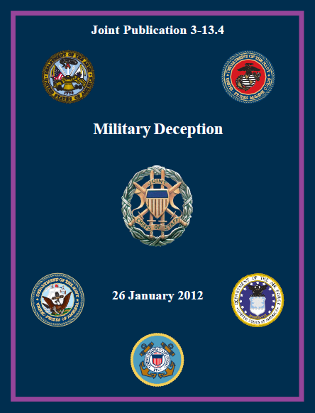 Joint Publication 3-13.4 Military Deception January 2012 | Public ...