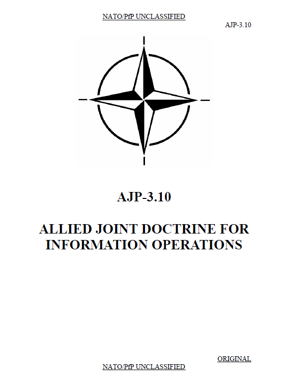 NATO Allied Joint Doctrine for Information Operations | Public Intelligence