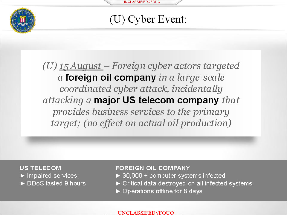 (U//FOUO) FBI Financial Sector Cyber Security Presentation | Public ...