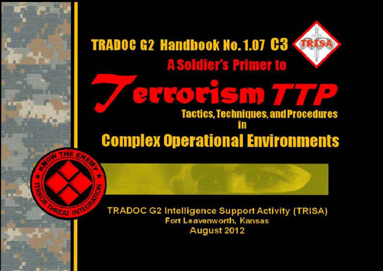 U.S. Army Soldier’s Primer to Terrorism Tactics, Techniques and ...