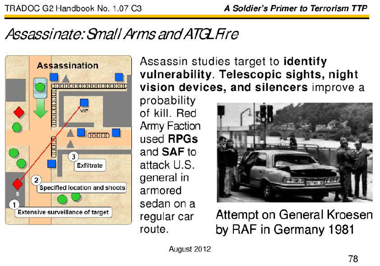 U.S. Army Soldier’s Primer to Terrorism Tactics, Techniques and ...