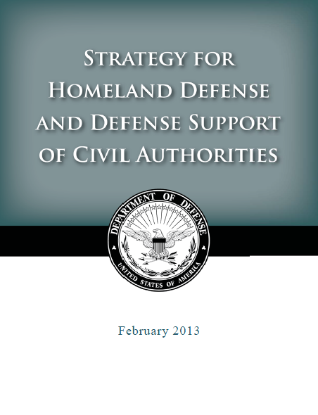 DoD Strategy for Homeland Defense and Defense Support of Civil ...