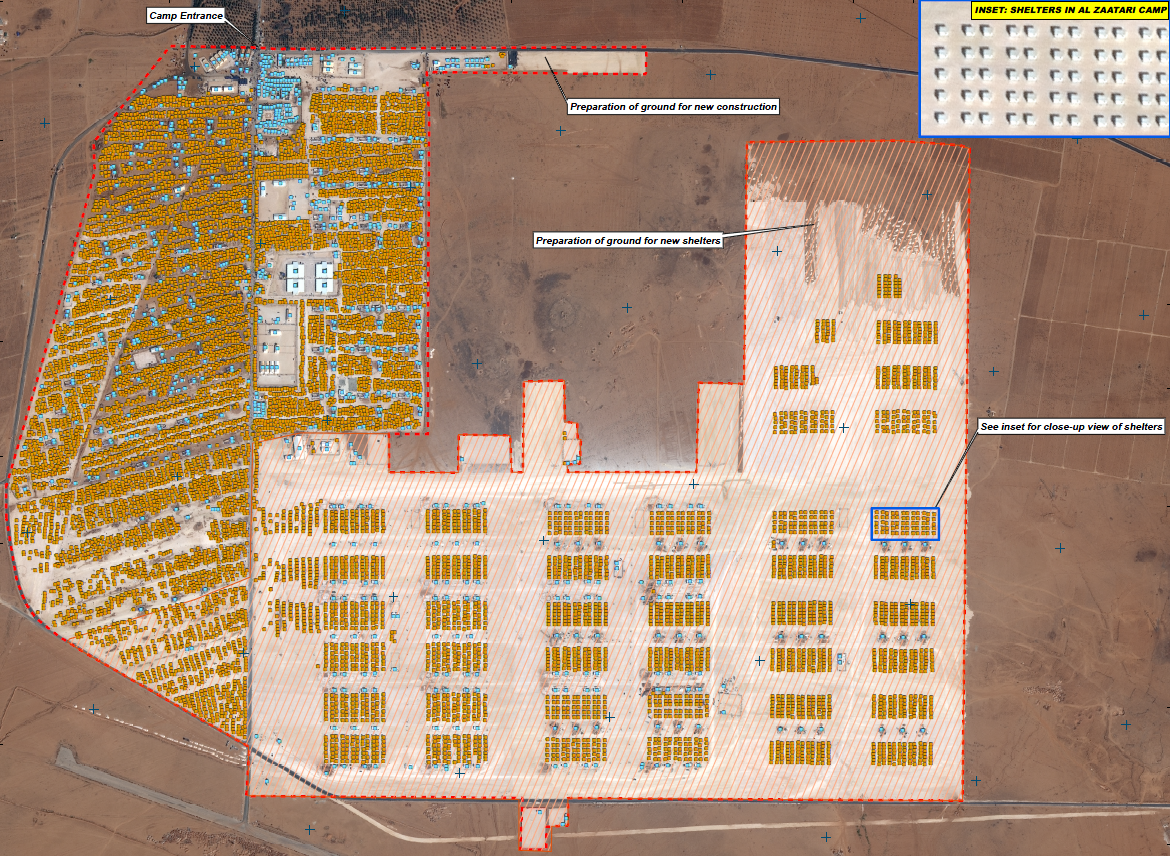 Al-Zaatari Syrian Refugee Camp Expansion Satellite Photos | Public ...